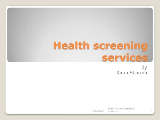 Chapter 7_Health Screening Services in Community Pharmacy.pptx ...