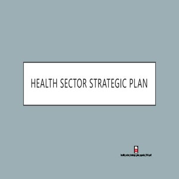 Health Sector Strategic Plan Assignment.pptx