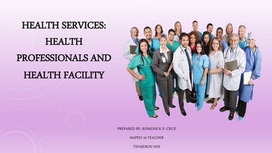Medical and allied health profession | PPT