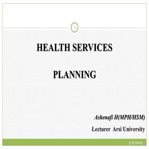 Health Services Planning, 2016.ppt