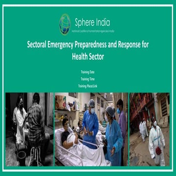 The Sphere Program_ Humanitarian Charter and Minimum Standards in ...