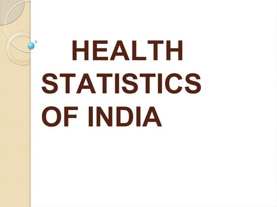 Vital statistics | PPTX