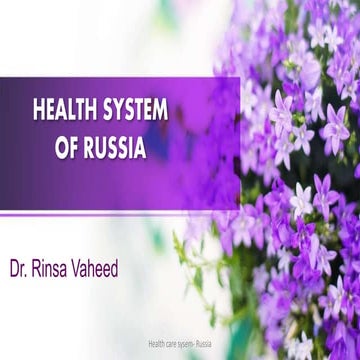 Health system of russia | PPTX