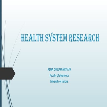 Health System Research.pptxtttyyyyyyyyyy | PPTX
