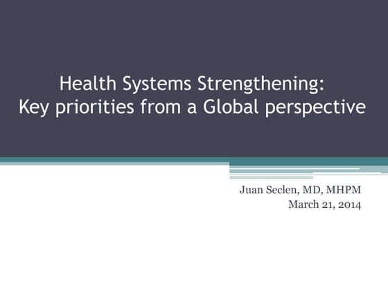 Health system elements | PPT