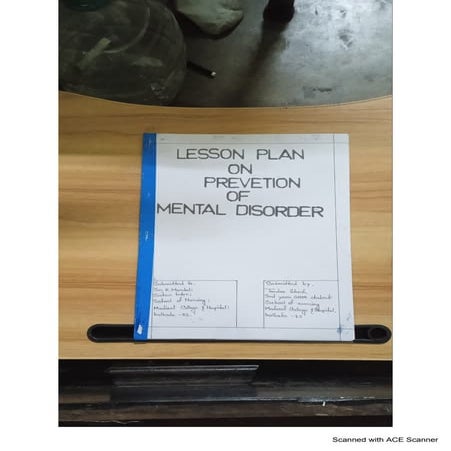 health talk and lesson plan on prevention of mental disorder.pdf