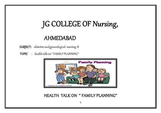 Health Talk on ANC Diet vies in Lesson Plan Format use for OBG ...