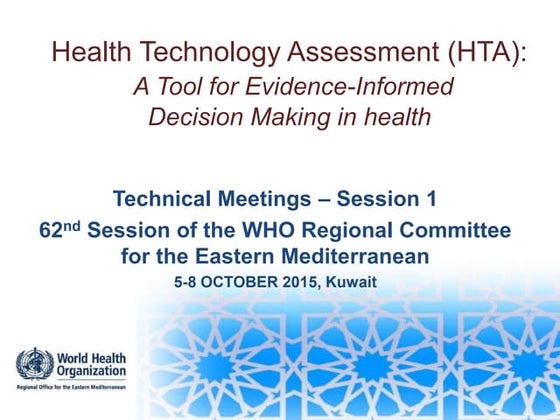Health Technology Assessment | PPT