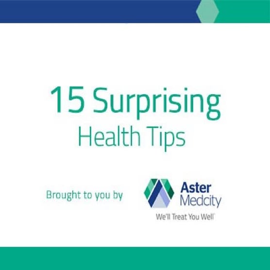 15 Amazing Health Tips | PPT