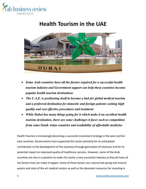 Uae health care | PPTX | Infectious Diseases | Diseases and Conditions