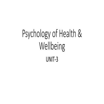 HEALTH AND WELLNESS | PPTX