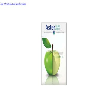 Health watch aster dm healthcare | PPT