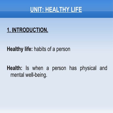 Healthy | PPT
