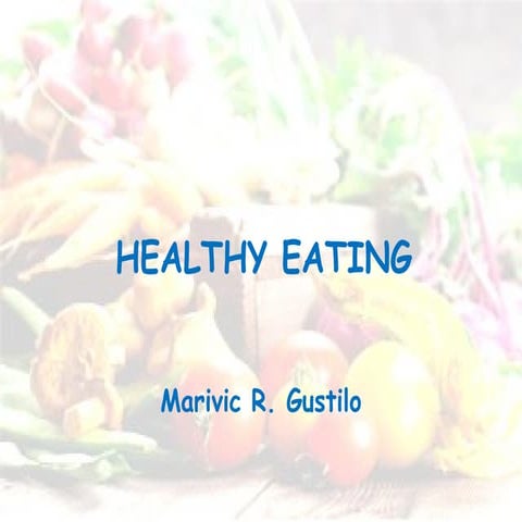 Healthy Eating Made Easy | PPT