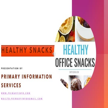 Healthy snacks | PPT