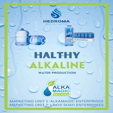 HEALTHY ALKA LINE.pdf alkaline water production plant details | PDF
