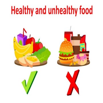 Healthy and unhealthy Food.pptx