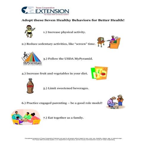 Healthy Behaviors | PDF