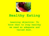 Food & Nutrition Project for 4th graders | PDF