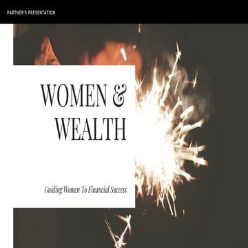 Women & Wealth | PDF