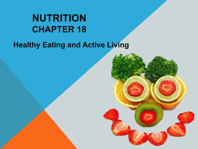 Nutrition and dietetics | PPT