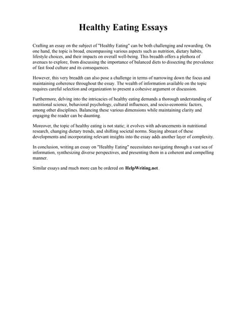 Essay On Healthy Eating.pdf