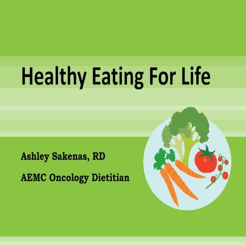 Healthy Eating For Life | PPT