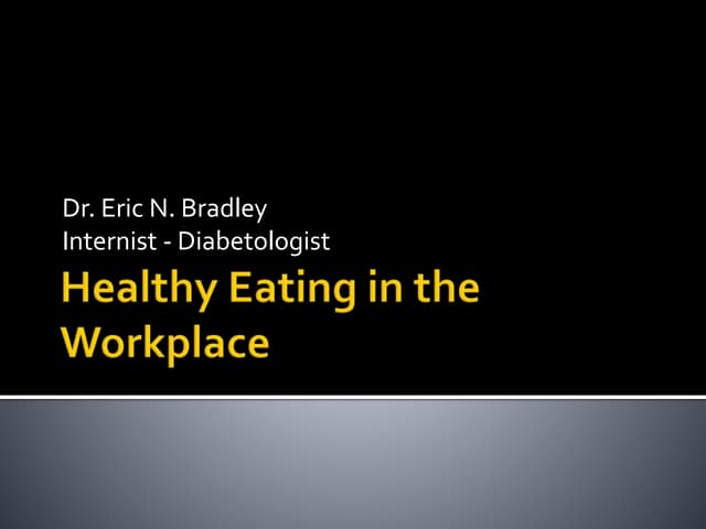 Health & Wellness PowerPoint | PPTX