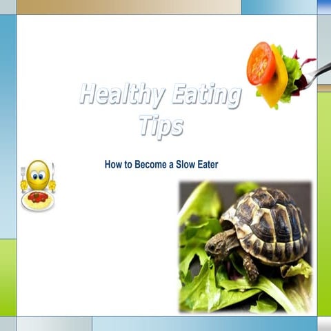 Mindful eating | PPTX