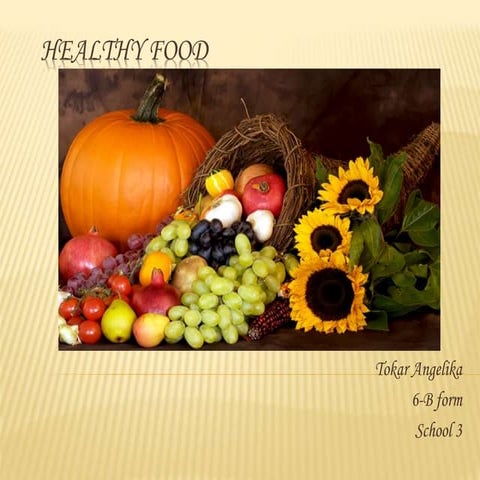Healthy food | PPT