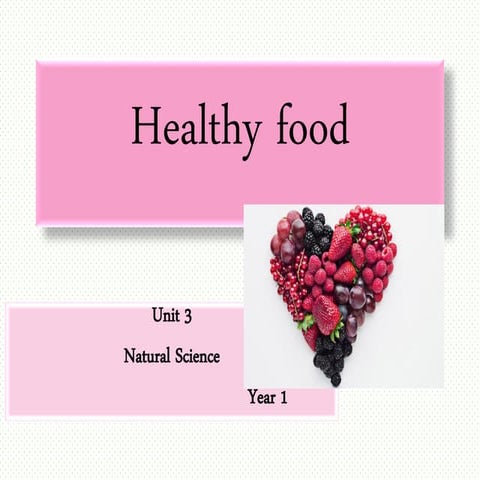 Healthy food | PPT