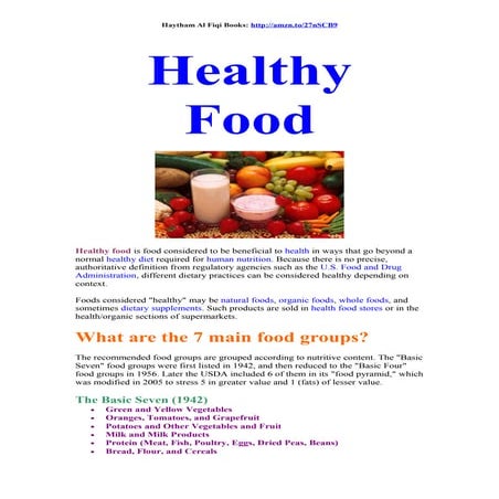Healthy food | DOC