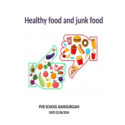 Healthy food and junk food final health.pptx