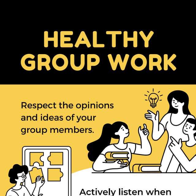 Healthy group work | PDF