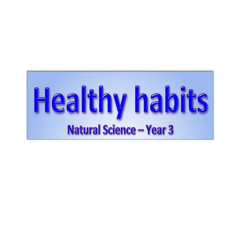 Healthy habits | PPT