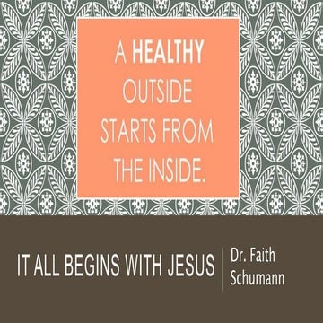 26OCT2024 - Health Talk: Adventist Health Message by Dr Dicky Ng | PPT