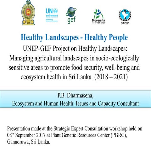 Healthy Landscape - Healthy People | PDF