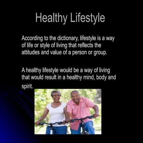 Impact of Lifestyle Choices on Health and Well-being | PPTX