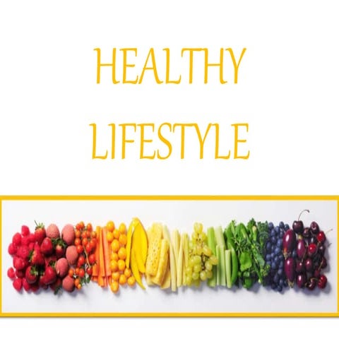 Healthy lifestyle | PPT