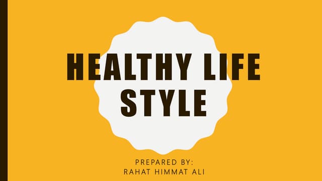 Health & Wellness PowerPoint | PPTX