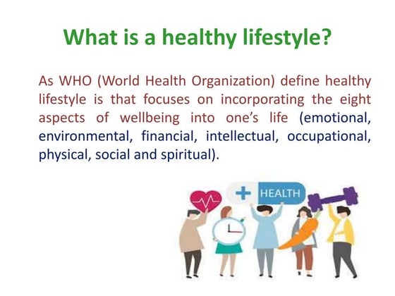 Healthy lifestyle PRESENTATION | PPT