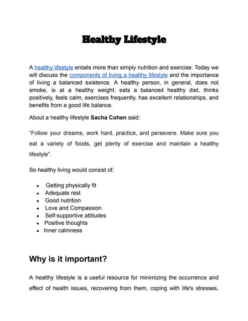 Good Health and Well-Being | PPT