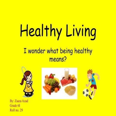 Healthy living | PPT