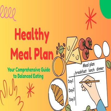 Smart eating made simple: Healthy Meal Plan | PDF