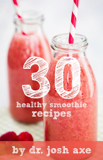 Six Healthy Smoothie Recipes | PDF | Nutrition | Healthy Living