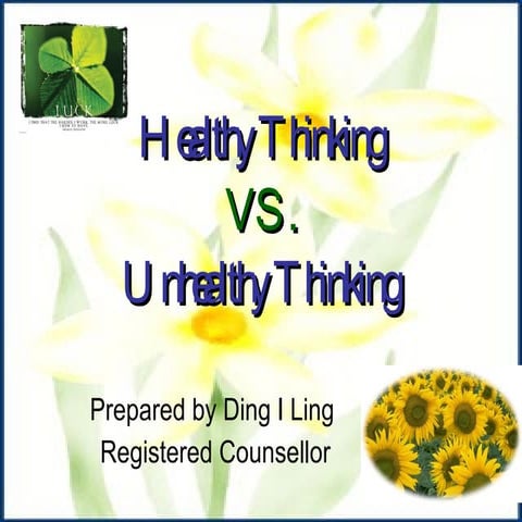 Healthy Thinking | PPT