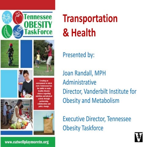 Transportation for Healthy Communities | PPTX