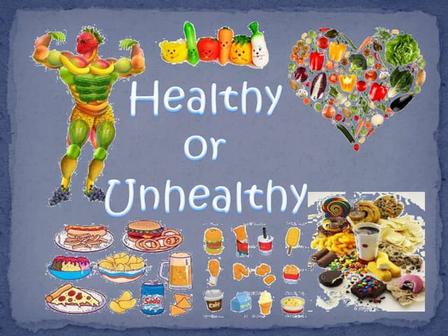 Junk Food Vs Healthy Food Posters