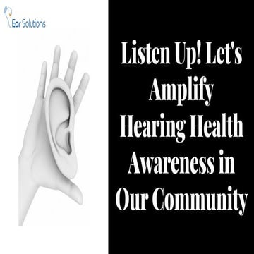 Hearing health awareness in our community | PDF