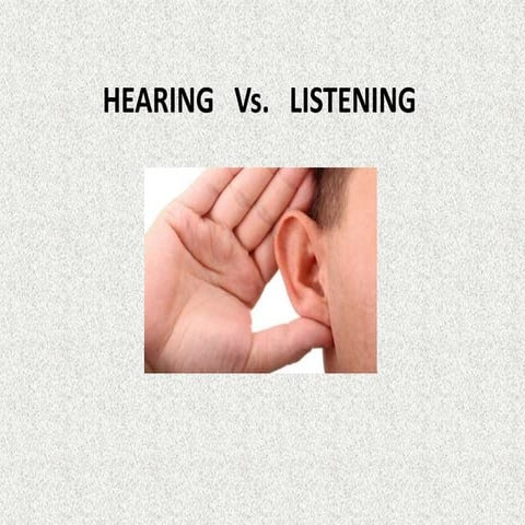 Hearing vs.-listening-2 august2015 | PPT